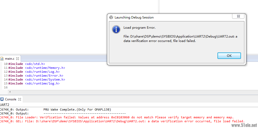 CCS DEBUG模式 出错 - 处理器论坛 - 处理器 - E2E™ 设计支持